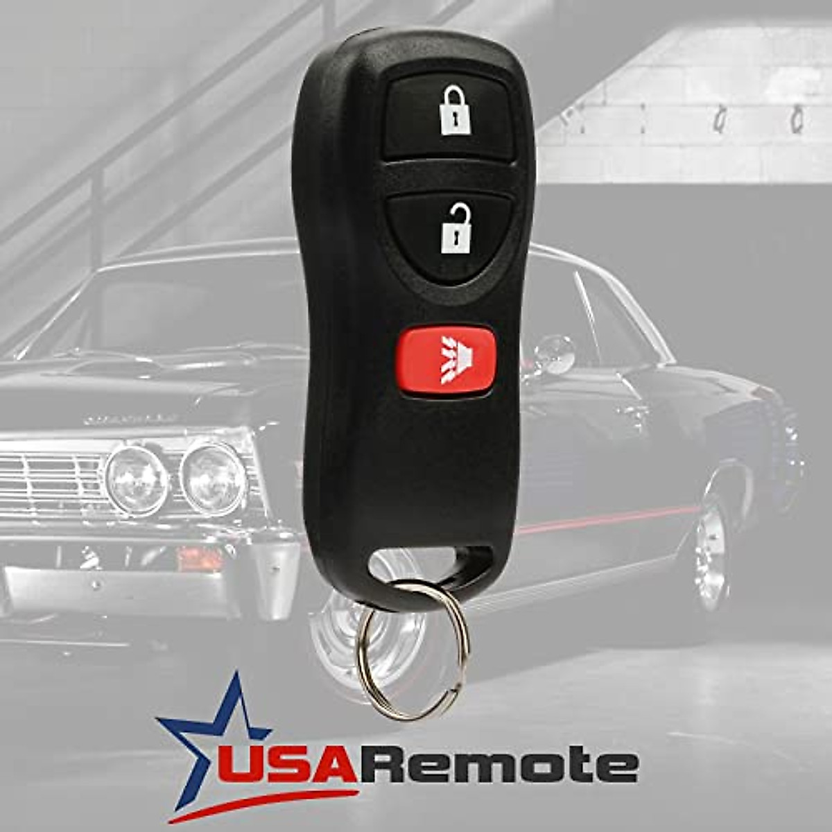 Key Fob Keyless Entry Remote fits Nissan Frontier Armada Murano Pathfinder Quest Sentra Titan Versa Xterra / Infiniti QX4 FX35 FX45 (KBRASTU15)