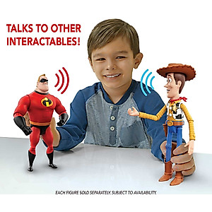 Mattel Pixar Toy Story Toys, Woody Interactables Talking Action Figure, Interactive Collectible Toy, For Kids