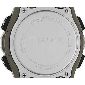 Timex Men's Expedition 41mm Watch - Black Strap Digital Dial Green Case