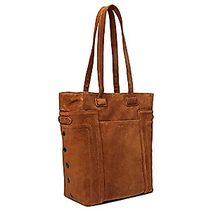 Hammitt Otis Tote Mahogany Suede/Bronze One Size