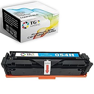 (1-Pack) TG Imaging Compatible 054H Toner Cartridge 054C 054HC (1xCyan) for use in Color ImageCLASS LBP620C LBF622Cdw MF640C MF641Cw Toner Printer