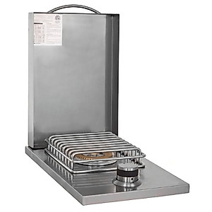Blaze Grills 12,000 BTU Built-In Stainless Steel LTE Single Side Burner for Outdoor Grill, Natural Gas