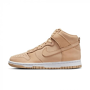 Nike Women's Dunk High premium shoe, Vachetta Tan/Vachetta Tan, 7.5