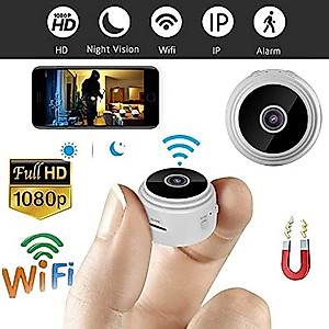 Zone Flex Camera, Wireless Wifi Motion Detects Magnetic Camera, Monitor Detection Tiny Cameras for Indoor/outdoor, Mini 1080p Wireless Magnetic Security Camera, Car Cameras for Surveillance (Black)