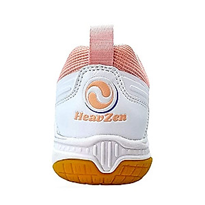 Heavzen Pro Pickleball Shoes Women (us_Footwear_Size_System, Adult, Women, Numeric, Medium, Numeric_8_Point_5) White and Pink