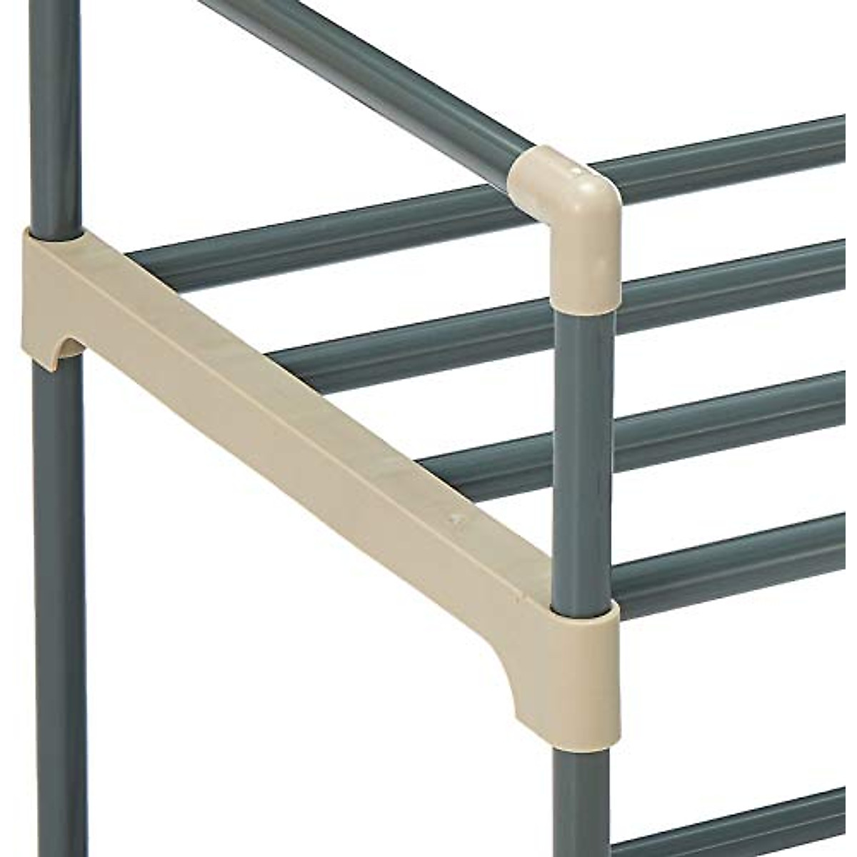 Home Complete Shoe Storage Rack, 2-Tier Organizer for Closet, Bathroom, Entryway