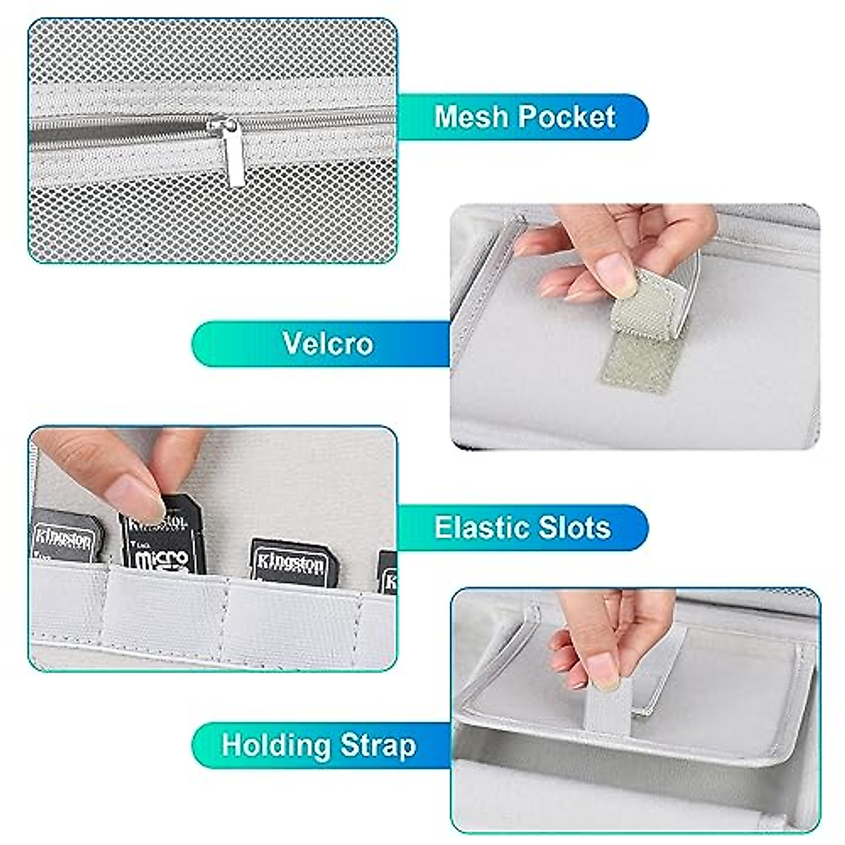 BOVKE Travel Carrying Case for ASUS ROG Ally 7" 120Hz Gaming Handheld Console, ASUS ROG Ally AMD Ryzen R1 Extreme Game Console Holder with Extra Space for Charger Accessories, Black