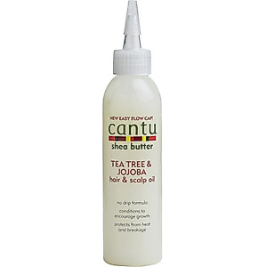 Cantu Shea Butter Tea Tree & Jojoba Hair & Scalp Oil, 6 Fluid Ounce