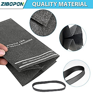 8 Pack 38737 Dust Filter Bags Replacement for Craftsman 2 to 2.5 Gallon Wet/Dry Vacuums and Powerhead Bucket Vac, Part# CMXZVBE38737 / 9-38737, with 3 Retaining Bands