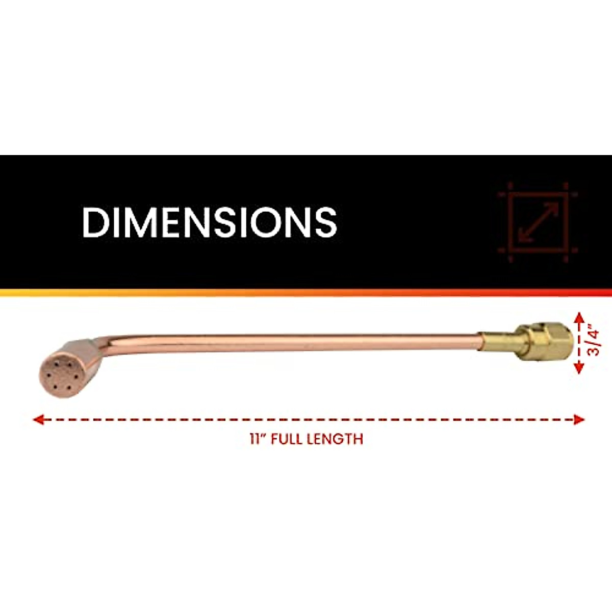 Hot Max 22088 Victor Style Medium Duty Rosebud Heating Nozzle for Oxy-Acetylene, 6, 6MFA-1