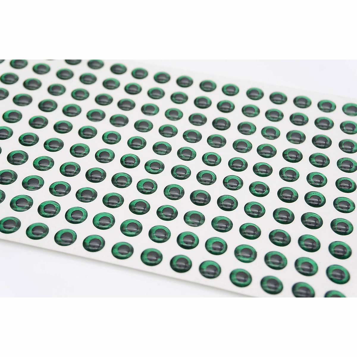 500pcs 4mm Green 3D Holographic Fishing Lure Eyes 3D Lure Eye 3D Soft Eye 3D Holographic Lure Eye Fly Tying, Jigs, Crafts