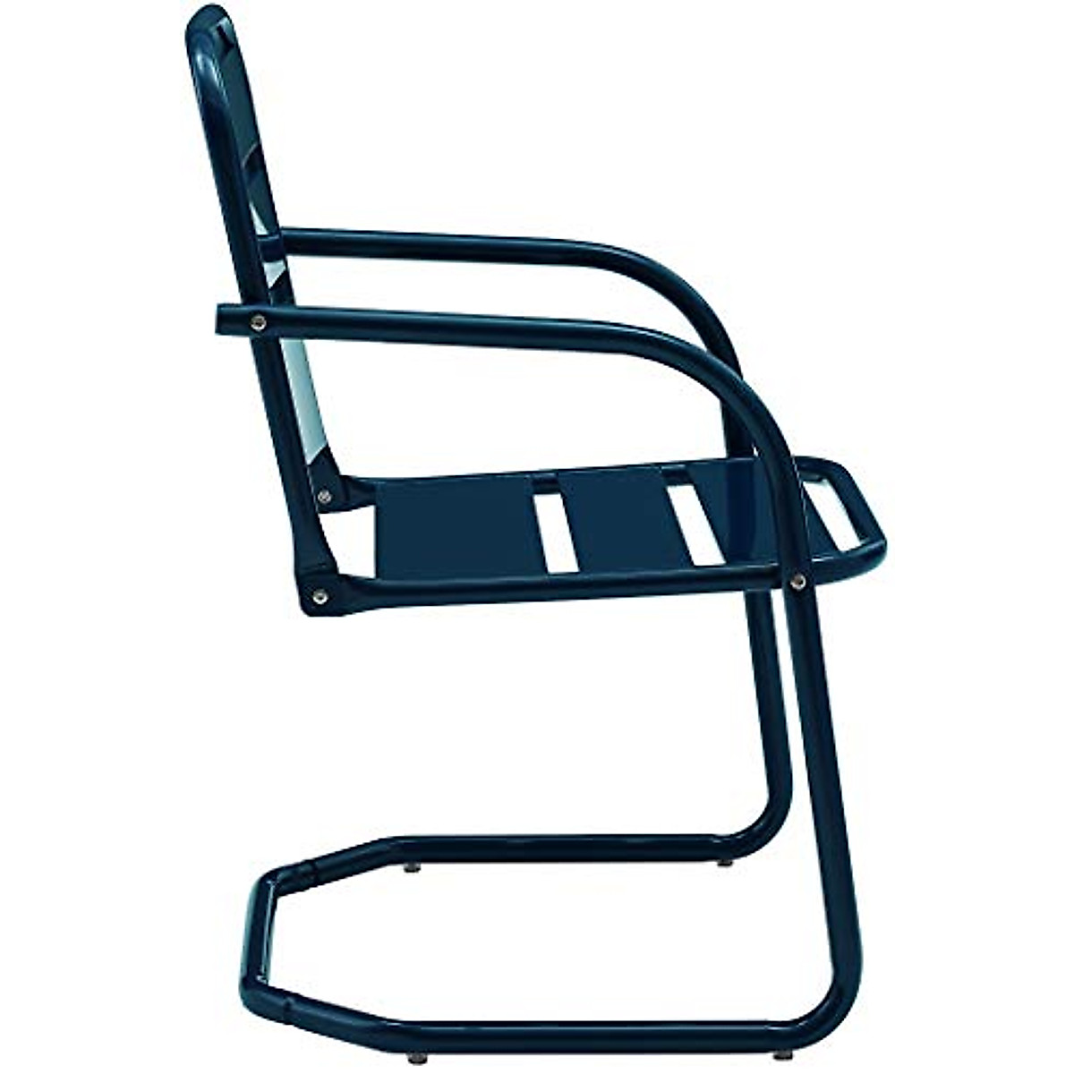Crosley Furniture CO1030-NV Brighton Retro Metal Chair, Navy