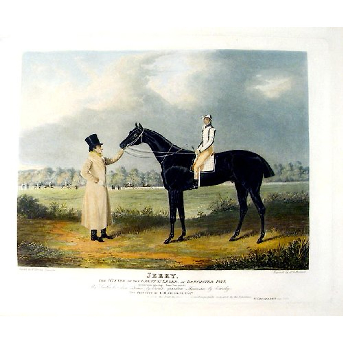 Jerry, the Winner of the Great St. Leger, at Doncaster, 1824.