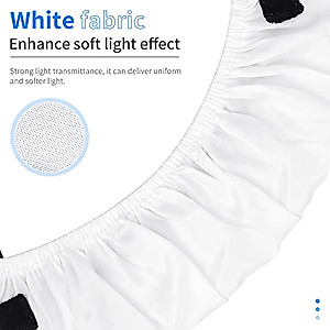 Neewer 18 inches Collapsible Photography Video Light Softbox Diffuser for 75W(600W Equivalent) Ring Fluorescent Light Flash Light