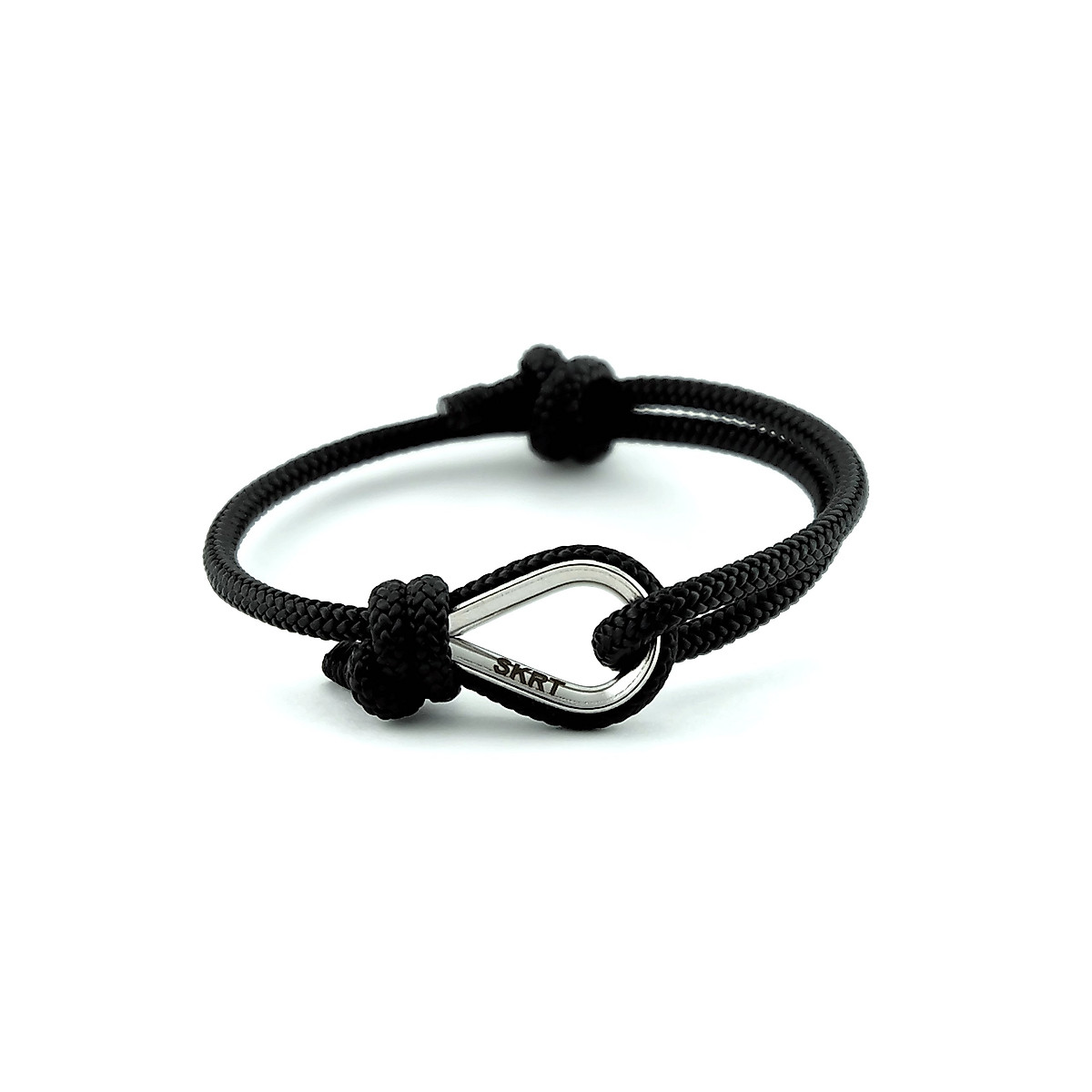 Shkertik Adjustable Nautical Bracelet for Adventure Seekers, Handmade Rope Bracelet for Men and Women, Life-Proof Nautical Rope Bracelet, Stylish Rope Bracelets to Tell Your Unique Story, Black