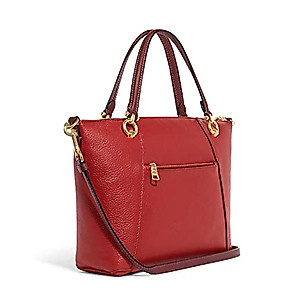 COACH Women's Kacey Satchel Crossbody, Red Apple Multi