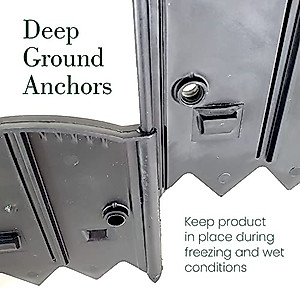 Gardeneer by Dalen HammerEdge Pound in Edging - 16 Durable Interlocking Pieces -18 feet of Coverage - Made in USA - Easy to Install