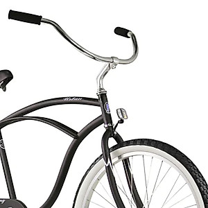 Firmstrong Urban Men's Beach Cruiser Bike, Single Speed Bicycle, 26 Inch Wheels, Matte Black