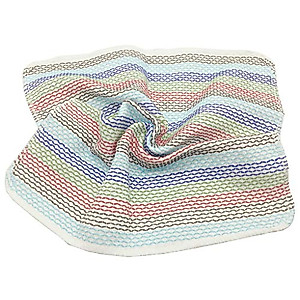 Mia'sDream Cleaning Rags Tidy Cotton Dish Cloths Dish Rags Cleaning Cloth, Absorbent Odor Free Dishcloths Kitchen Dish Towels, 13inch x 13inch 8 Pack Multi Colors