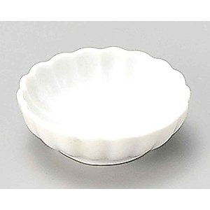 Watou.asia Chrysanthemum 2.2inch Set of 5 Small Bowls White porcelain Made in Japan