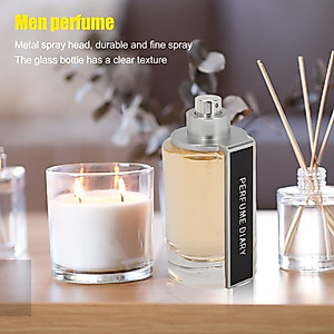 LUCKDANO 50ml Eau De Toilette for Men Woody Fragrance Perfume Romantic Aromatic Light Cologne with Captivating Scent Lemon Violet Leaf Oakmoss Ideal Gift