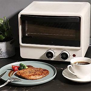 Tabletop Electric Oven 10L Mini Oven Adjustable Temperature 0-230 ℃ and 60 Minute Timer Baking Position Household Baking Electric Oven
