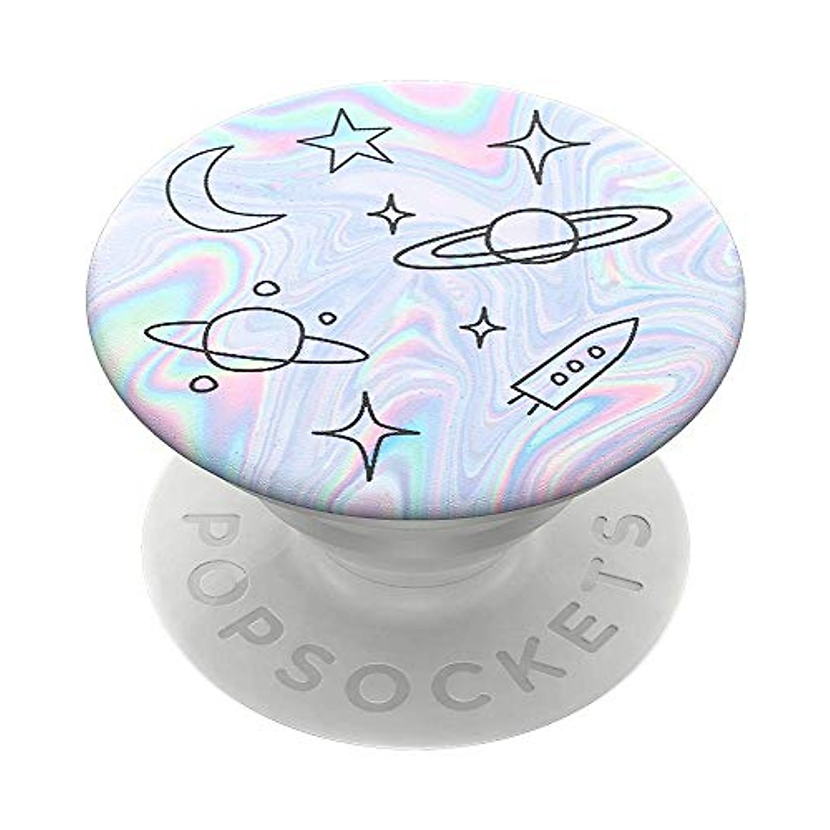 PopSockets PopGrip - Expanding Stand and Grip with Swappable Top - Space Doodle