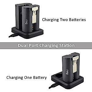 Ring Batteries Charger for Ring Rechargeable Battery,Dual Ring Battery Charger Station for Ring Spotlight Cam Battery,Ring Video Doorbell 2/3/4,Ring Stick Up Cam Battery (Ring Batteries NOT Included)