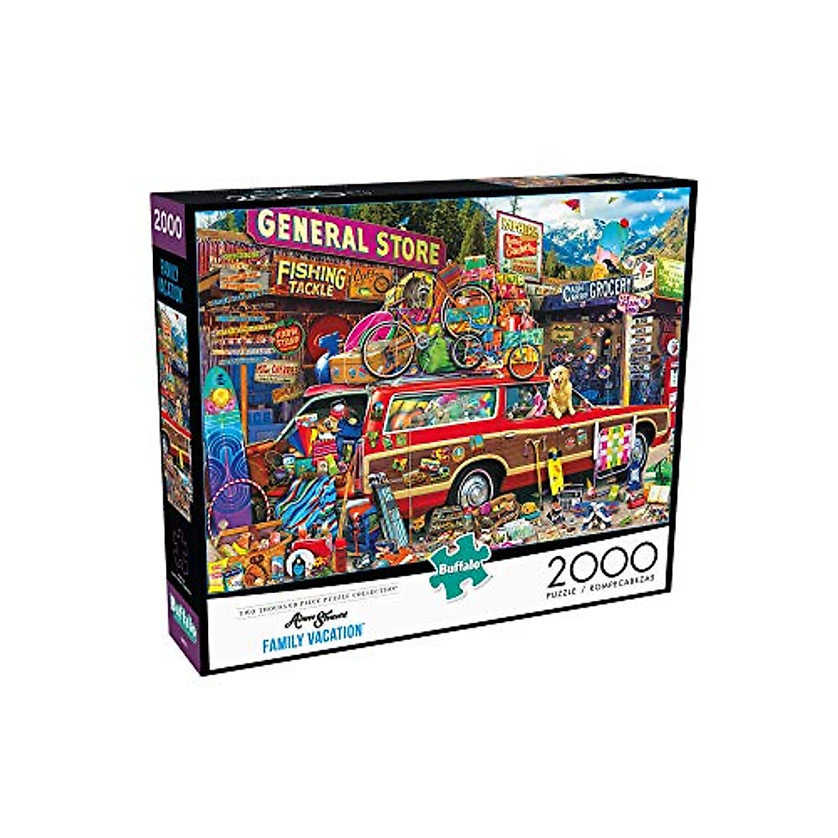 Buffalo Games - Aimee Stewart - Family Vacation - 2000 Piece Jigsaw Puzzle for 168 months to 1200 months