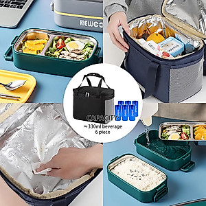HEWOOH Bento Box Adult Lunch Box (74 Oz Large Capacity), Reusable, Including Lunch Bag, Fork And Spoon, 3 Dividers, Suitable For Work, School, Picnic, Dishwasher And Microwave Safe. （Green）