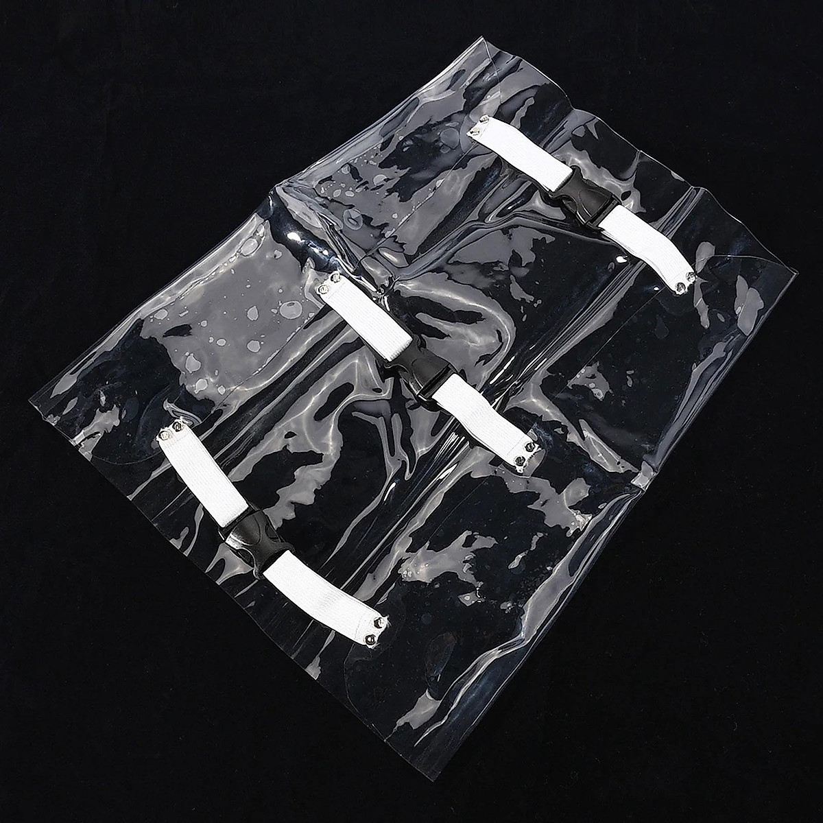 Generic Dental Chair Foot Pad Cover with Elastic Belt Accessories Replaces Dustproof, 46.5x42x34cm