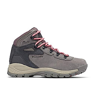 Columbia Women's Newton Ridge Plus Waterproof Amped, Stratus/Canyon Rose, 8.5