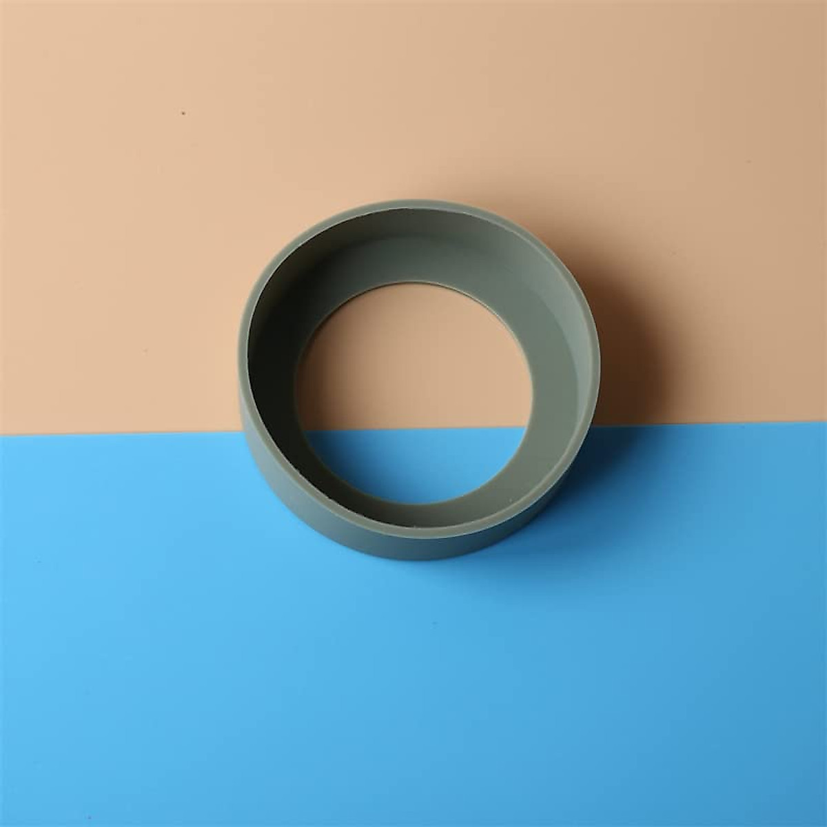 Menetop 2 Pcs Protector Silicone Boot for Stanley Quencher Adventure 40oz&IceFlow 20/30oz, Water Bottle Bottom 7cm Sleeve Cover Compatible with Stanley Tumbler (Avocado Green&Purple)