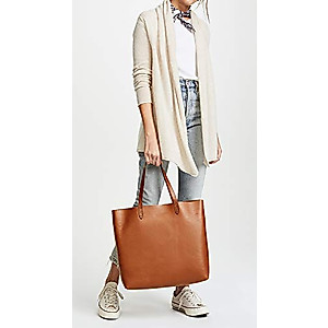 Madewell Women's The Transport Tote, English Saddle, Tan, Brown, One Size