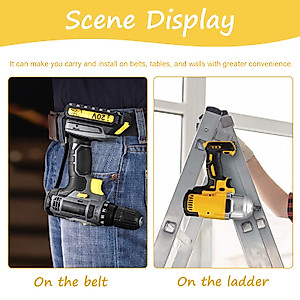 2pcs Belt Clips for Dewalt 304 Stainless Steel Drill Tool Clips Hook Kit,Dewalt Belt Clips,with Screws for Dewalt N268241 Fit for 20V Power Tools DCD980 DCD980L2