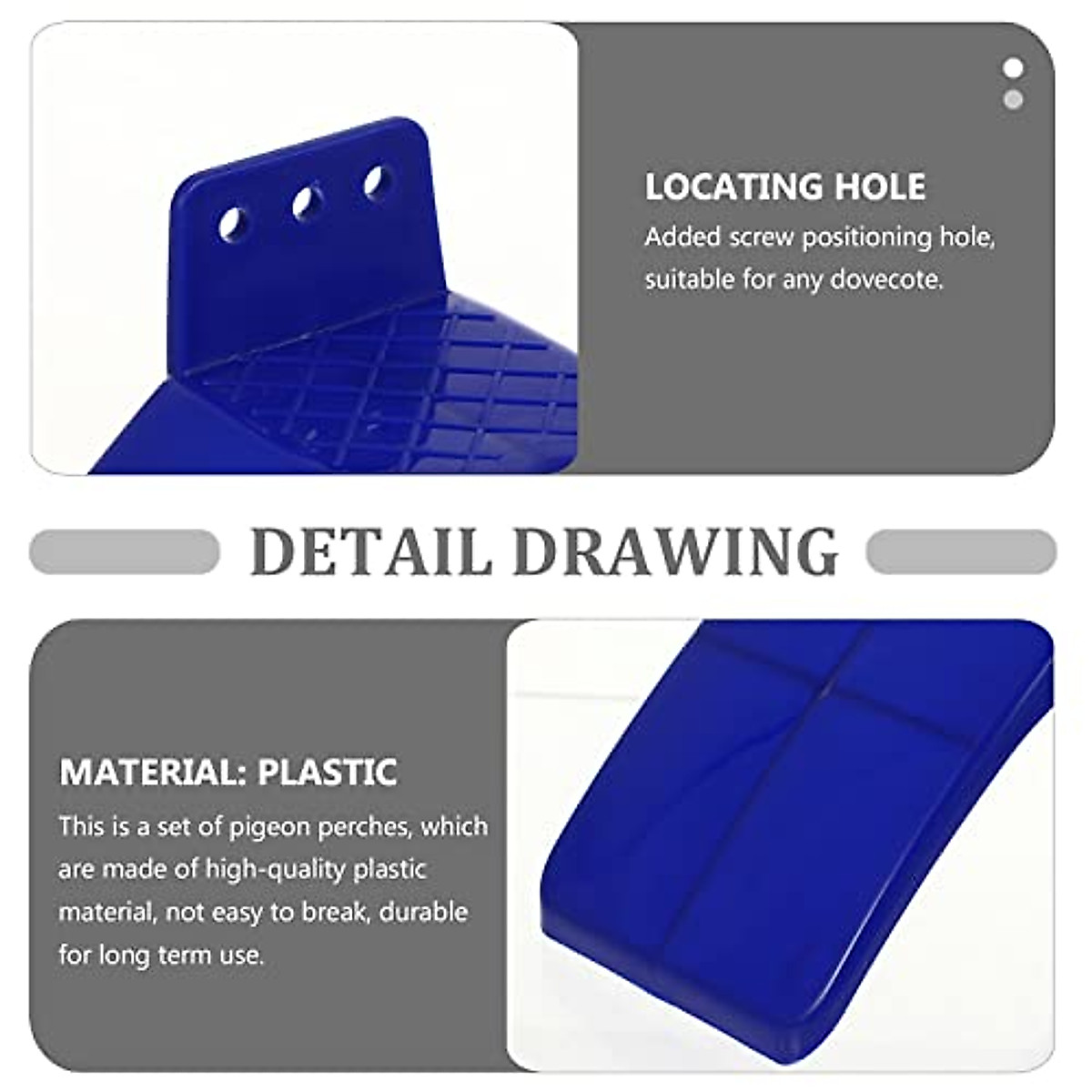 ULTECHNOVO 30Pcs Dove Food Dove Rest Stand Frame Plastic Pigeon Perches Bird Dwelling Rest Roost Holder Support Cage Accessories for Dove Pigeon Other Bird perches Birds Dove Rest Stand