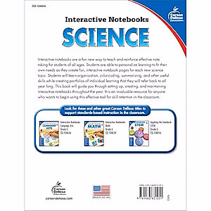 Carson Dellosa Science, Grade 5 Resource Book (Interactive Notebooks)