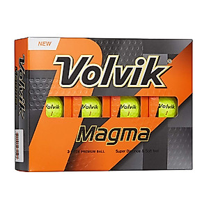 Volvik Magma Golf Balls - Yellow, Large