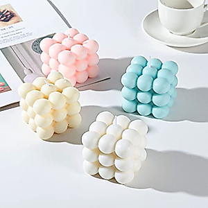 SV7LIU Bubble Soy Wax Scented Candle,2Pcs Decorative Candle for Bedroom Bathroom Cute Bubble Candles Set Gifts for Mother/Friends/Lover