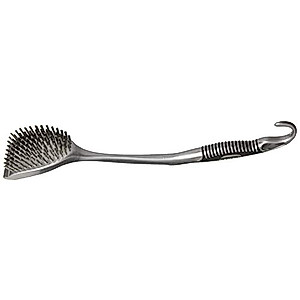 Libman 566 Long Handle Stainless Steel BBQ Brush with Ergonomic Handle