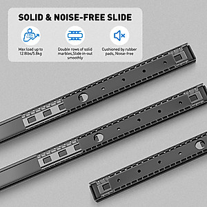 AboveTEK Large Keyboard Tray Under Desk with Wrist Rest, 26.7"×11" Ergonomic Desk Computer Keyboard Stand with Sturdy C Clamp Mount System, Slide-Out Drawer Keyboard Mouse Holder for Office(Black)