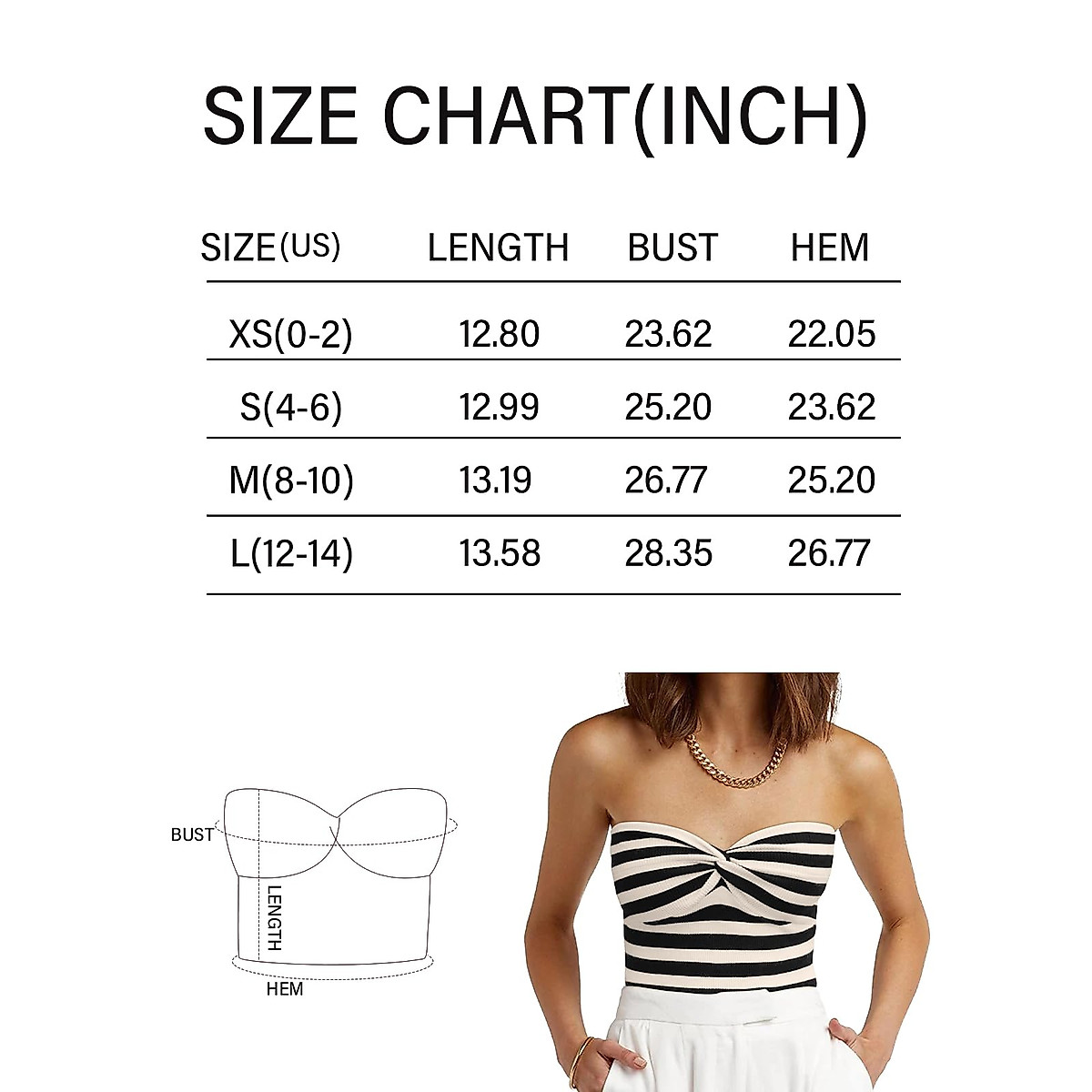 EFAN Womens Tube Tops Summer Sweater Twist Knot Front Knit Bandeau Strapless Ribbed Sleeveless Y2K Corset Crop Top Light Green S