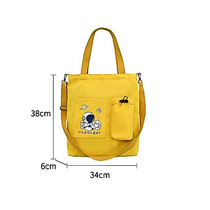 Kawaii Bag for Girls Kawaii Shoulder Bag Cute Tote Bags Kawaii Tote Bag Cute Shoulder Bag for Women (Pink)