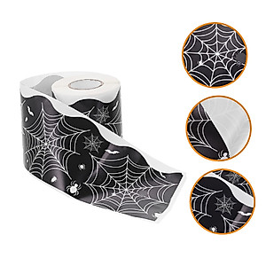 1 Roll Border Stickers Classroom Scene Sticker Halloween Themed Border Sticker Office Blackboard Stickers Bulletin Border Sticker DIY Border Trim School Self-adhesive Sticker