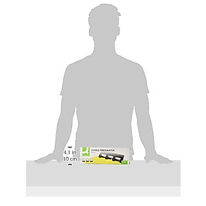 Q-Connect 4 Hole Punch Black 16 Sheet KF01238