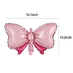 Birthday Number Balloons Pink Happy Birthday Number Balloons Decorated with 40 "Number Balloons Party Supplies (1)