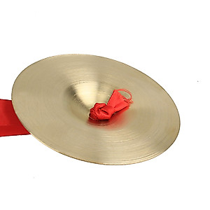 2Pcs Mini Copper Hand Cymbals 90mm Diameter Gong Band Rhythm Beats Percussion Musical Instrument for Parties, Dances, Belly Dances, Holiday Celebration