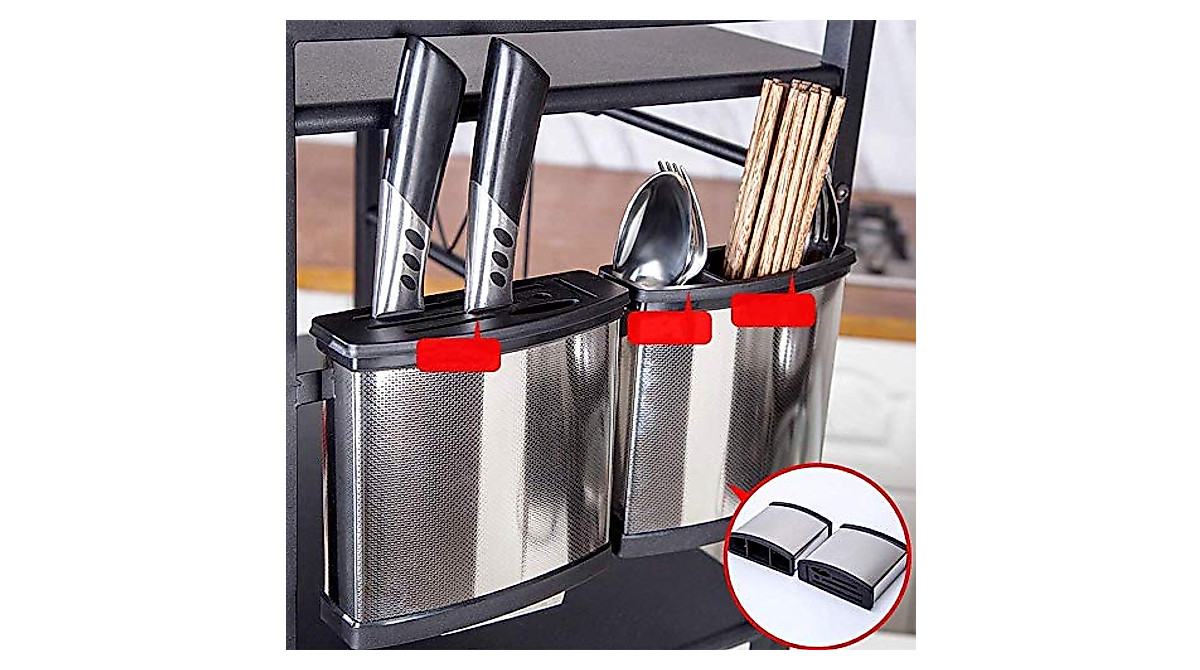 Stainless Steel Kitchen Shelf – Retractable & Adjustable Storage Rack