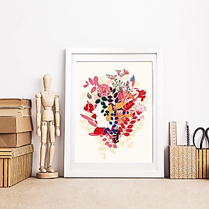 Egofine 12x16 Picture Frame White Covered by Plexiglass Made of Solid Wood, Display Pictures 9x12 and 11x14 with Mat or 12x16 Without Mat for Table Top and Wall Mounting