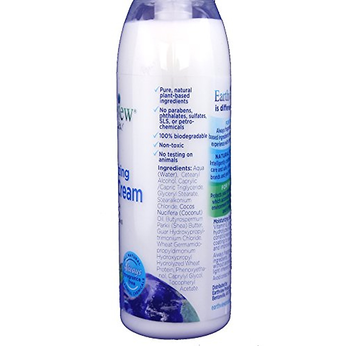 Earthview Shaving Cream, Fragrance Free, 8 oz, Natural, Smooth-Gliding Shave- Designed for Environmental Sensitivities (MCS, EI, MI)